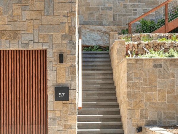 Leo Tumbled Stone Cladding - ACM Blocks