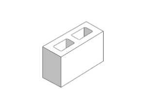 15.02 - Three Quarter Grey Blocks - ACM Blocks