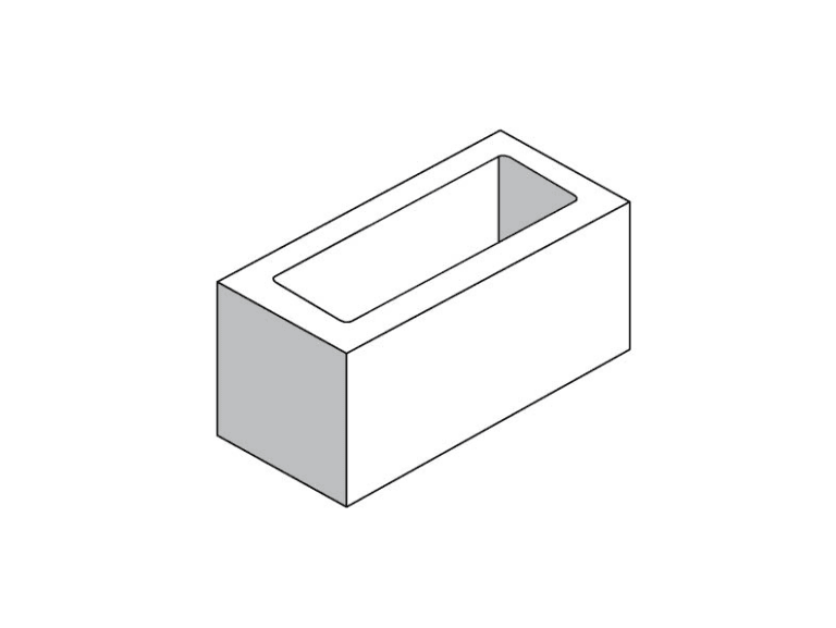 20.925 Single Core Grey Blocks - ACM Blocks